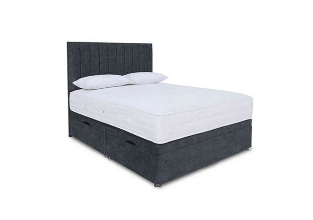 Sleep Story - Memory Pocket Manual Side Ottoman Divan Set - Super King ...