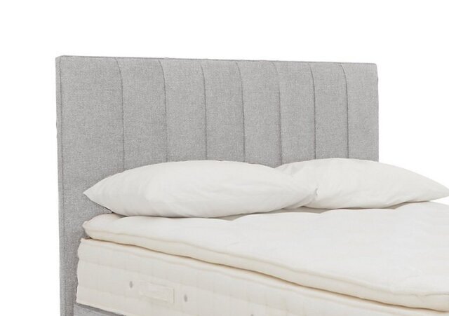 Hypnos - Downley Floor Standing Headboard - Double - Tweed Stone by ...