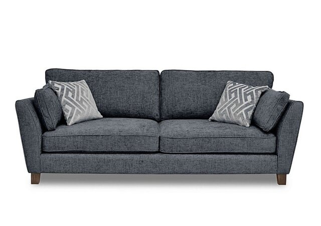 Tabitha 4 Seater Sofa - Navy by Furniture Village | ufurnish.com
