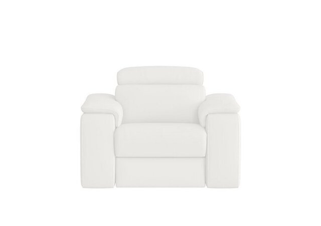 Nicoletti - Davide Leather Power Recliner Chair - Botero Bianco by ...