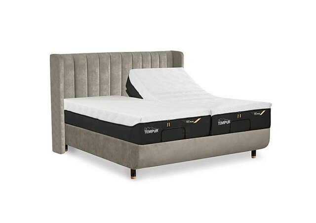 TEMPUR - Arc Ergo Smart Base Bed Frame with Lodret Headboard - Super ...