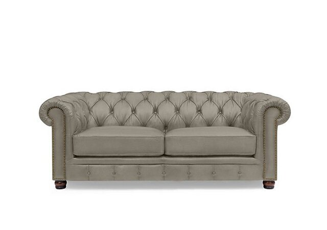 At The Helm - Shackleton 3 Seater Leather Chesterfield Sofa by ...