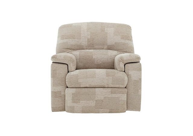 G Plan - Chloe Fabric Power Recliner Armchair - Checkers Putty by ...