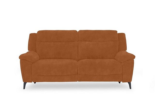 Panache Fabric 3 Seater Power Recliner Sofa with Power Headrests ...