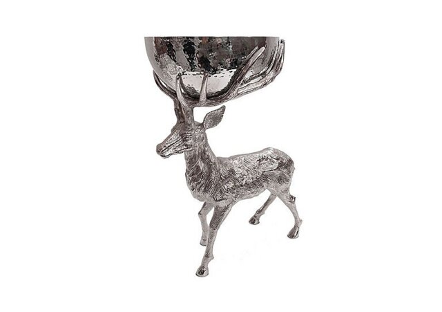 Standing Stag Hammered Bowl by Furniture Village | ufurnish.com