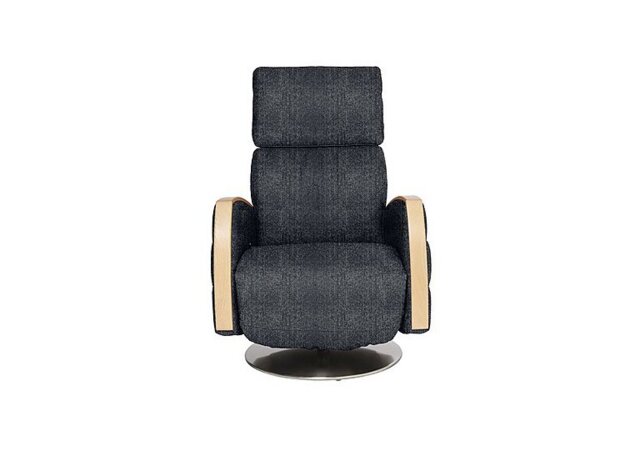 Ercol - Noto Fabric Recliner Chair - Charcoal by Furniture Village ...