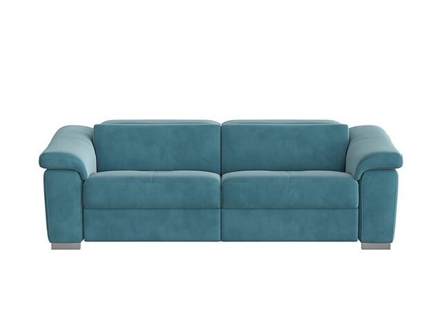 Nicoletti - Galileo 3 Seater Fabric Power Recliner Sofa - Selma ...