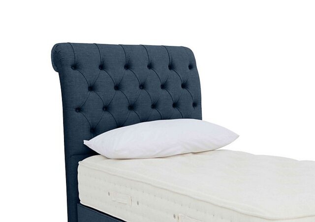 Hypnos - Prestwood Floor Standing Headboard - Single - Granite Blue by ...