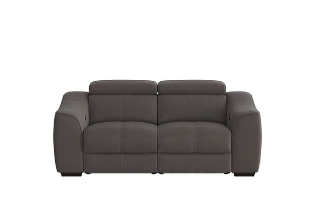Elixir 2 Seater Fabric Sofa with Power Recliner - Dark Grey by ...