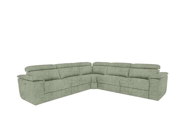 Nicoletti - Davide Large Fabric Corner Power Recliner Sofa by Furniture ...