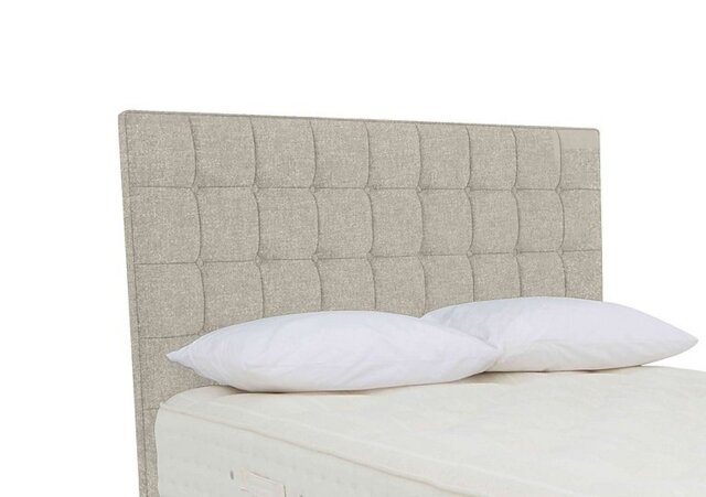 Hypnos - Naphill Floor Standing Headboard - Super King - Tweed Stone by ...