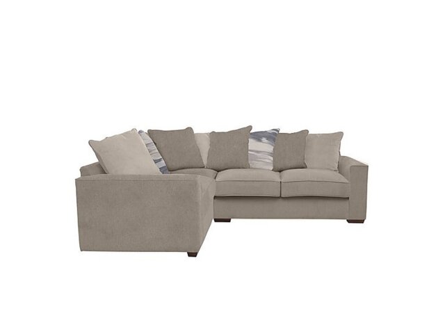 Cory Small Fabric Left Hand Facing Corner Scatter Back Sofa - Cosmo ...
