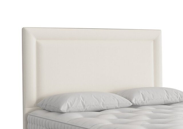 Vispring - Helios Floor Standing Headboard - Double - Gem Cream by ...