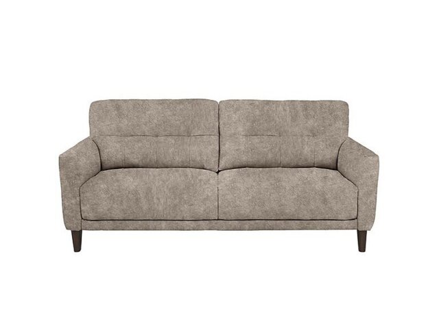 Uno Fabric 3 Seater Sofa - Mink by Furniture Village | ufurnish.com
