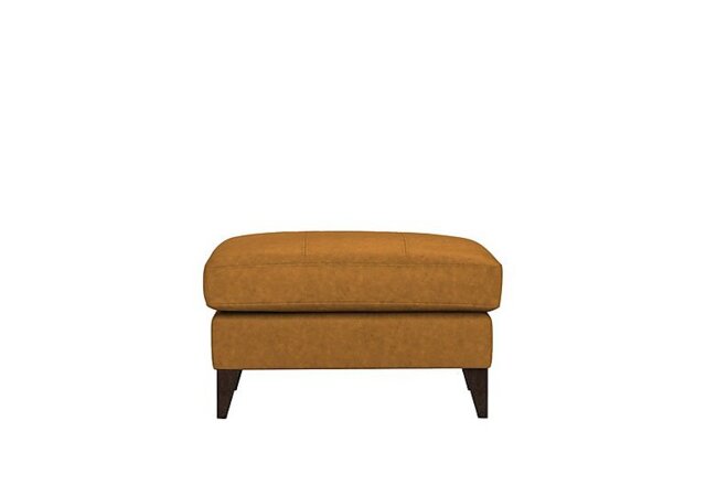 The Lounge Co. - Romilly Leather Footstool by Furniture Village ...
