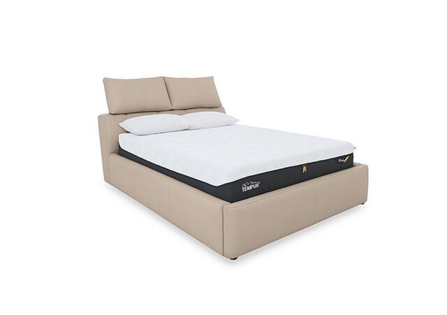 World of Leather - Tyrell HW Leather Manual Ottoman Bed Frame - King ...