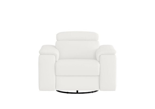 Nicoletti - Davide Leather Swivel Rocker Power Recliner Chair - Botero ...
