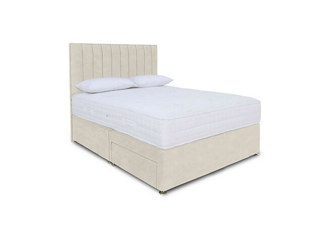 Sleep Story - Memory Pocket Divan Set With 4 Drawer Storage - Super ...