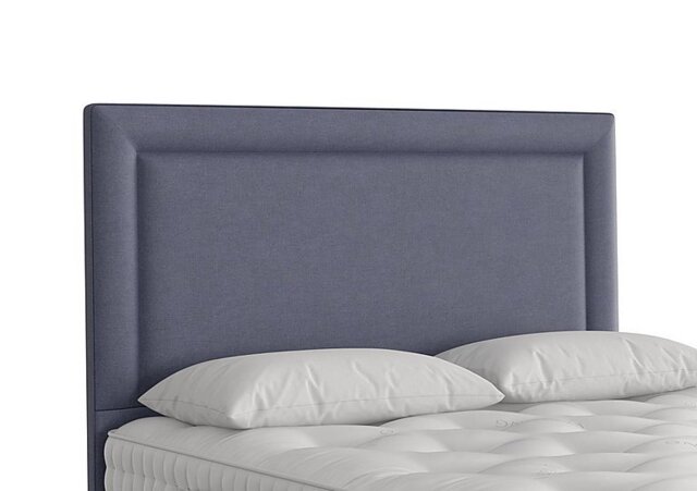 Vispring - Helios Floor Standing Headboard - King Size - Touch Denim by ...