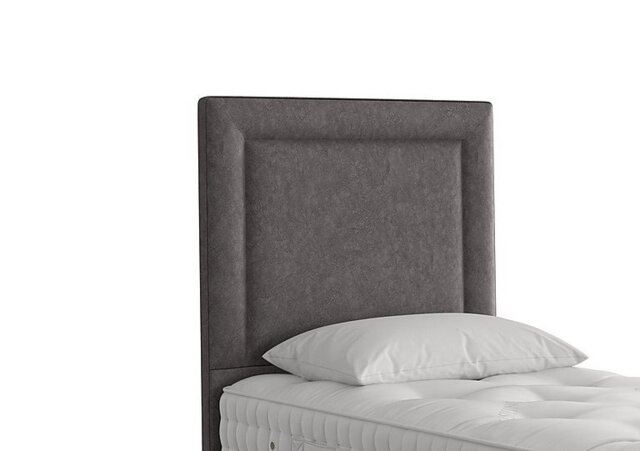 Vispring - Helios Floor Standing Headboard - Single - Marble Moleskin ...