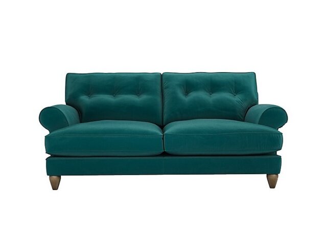 The Lounge Co. - Bronwyn 3 Seater Fabric Classic Back Foam Fill Sofa ...