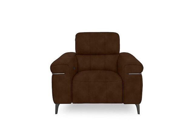 Homestage Fabric Power Recliner Chair with Power Headrest - R06 Caramel ...