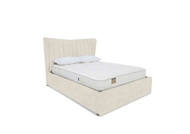 Highgrove - Bourne Ottoman Bed Frame - Double - Ice Cream by Furniture ...