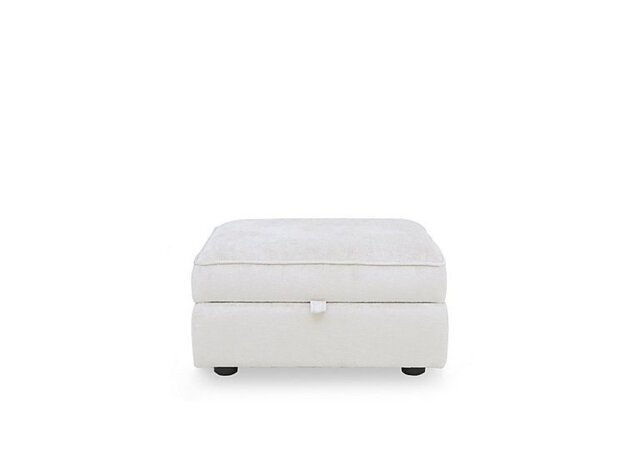 Hedingham Small Storage Footstool in Plain Fabric - Pearl Ashton ...