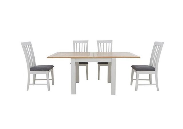Furnitureland - Hamilton Flip Top Dining Table and 4 Wooden Chairs by ...