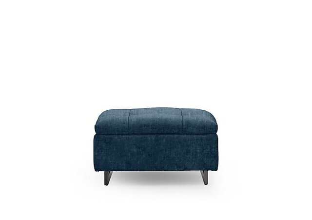 Gisella Fabric Large Footstool - Heritage Airforce by Furniture Village ...