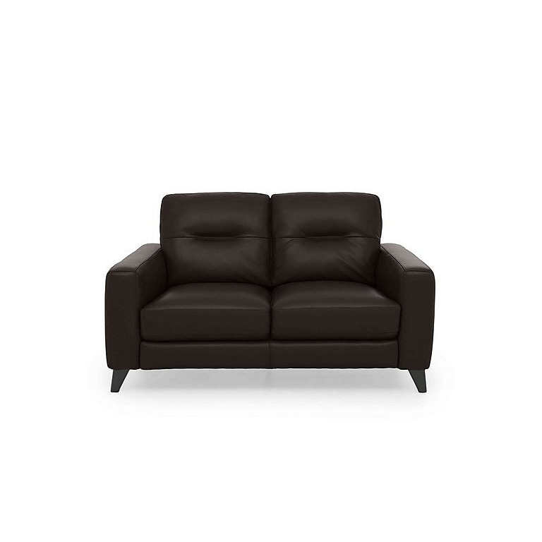 Jules 2 Seater HW Leather Sofa - Expresso by Furniture Village ...
