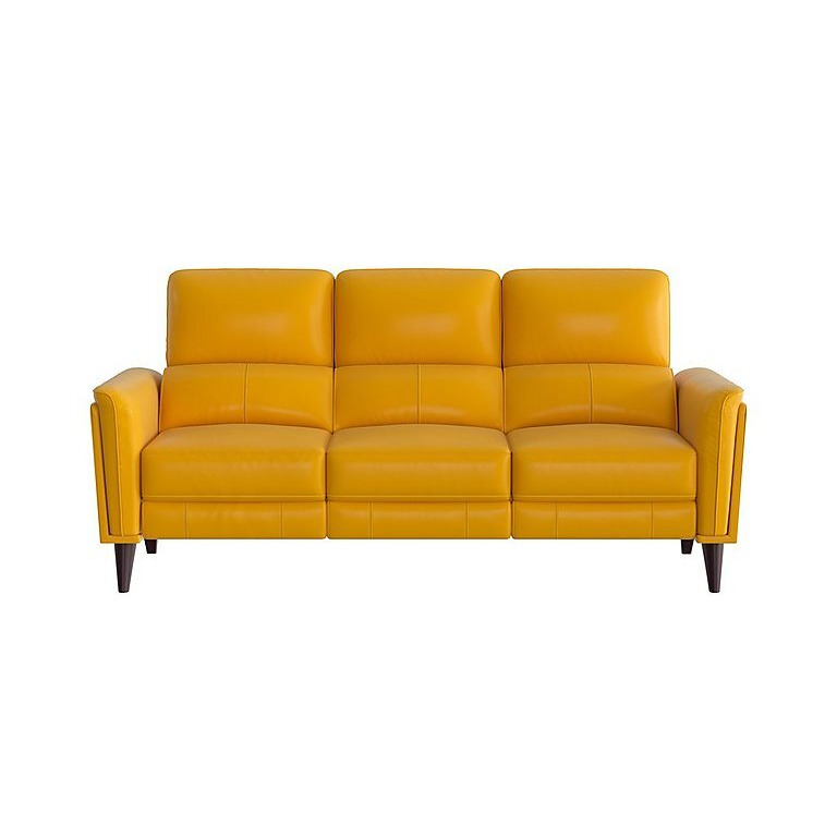 Compact Collection Klein 3 Seater NC Leather Power Recliner Sofa with ...