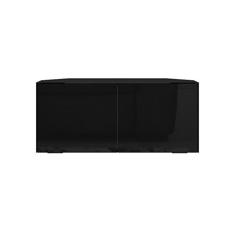 Lexa Smart Wide Corner TV Unit - Black by Furniture Village | ufurnish.com