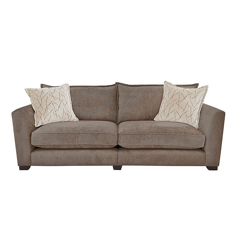 Boutique Lavish Fabric 4 Seater Split Classic Back Sofa - Alexandra ...