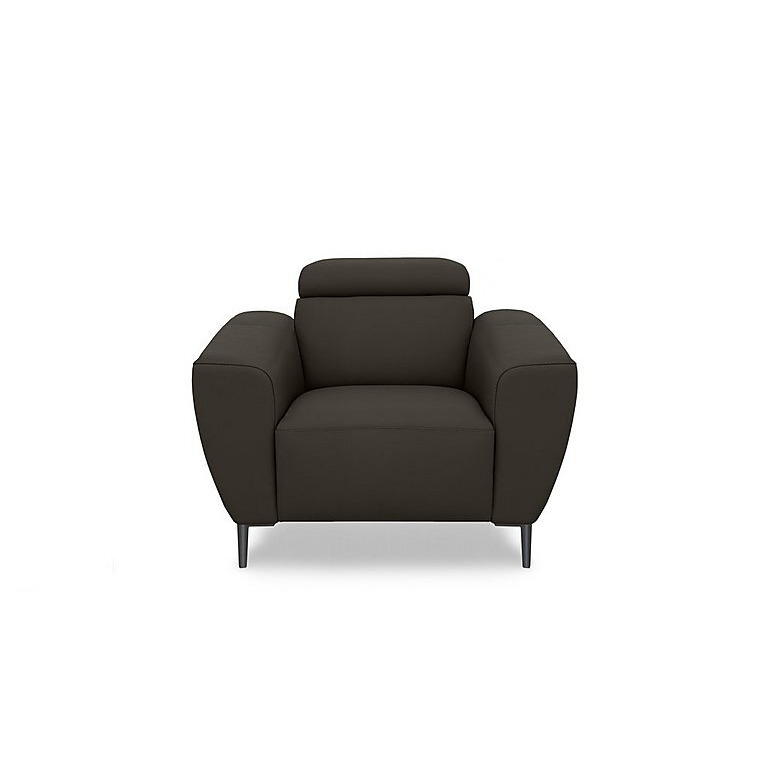 Nicoletti - Milano Leather Power Recliner Chair with Titanium Feet ...