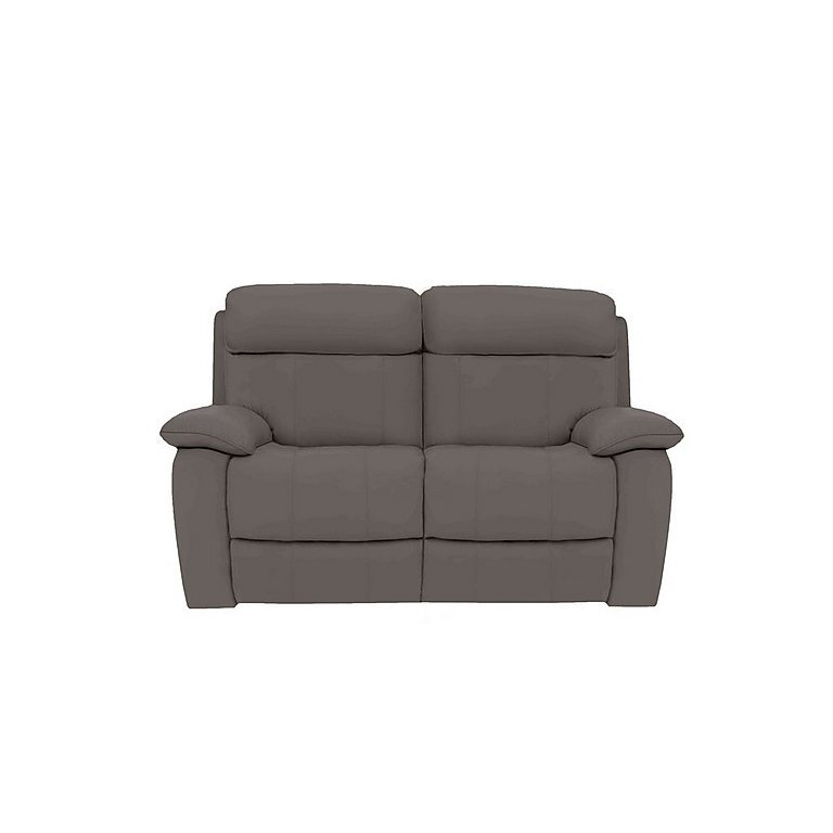 Moreno 2 Seater BV Leather Manual Recliner Sofa - BV Elephant by ...