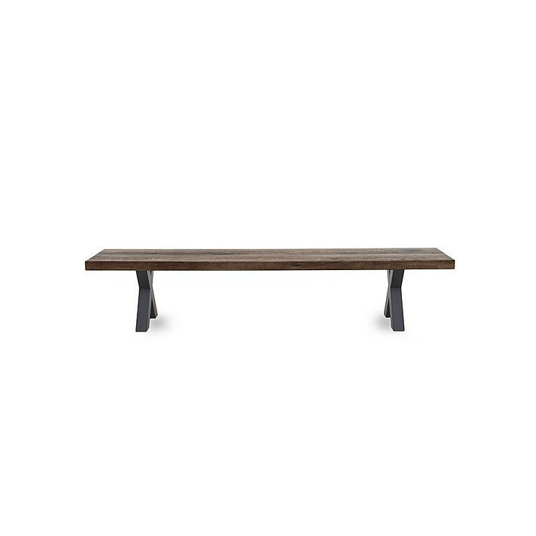 Bodahl - Njord Dining Bench with Metal X-Shaped Legs - 260-cm - Desert ...