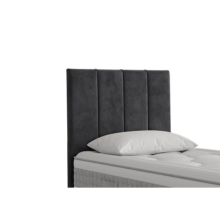 Mammoth - Peaches Floor Standing Headboard - Single - Marble Gunmetal ...