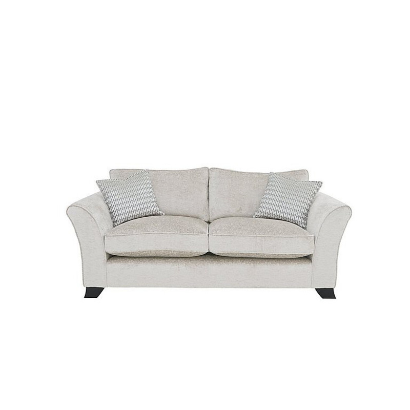 Sasha 3 Seater Classic Back Sofa - Alexandra Natural by Furniture ...
