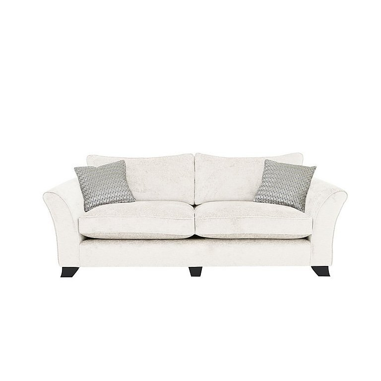 Sasha 4 Seater Classic Back Sofa - Alexandra Ecru by Furniture Village ...