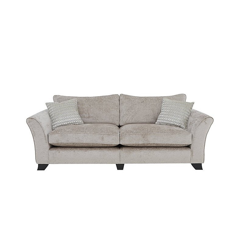 Sasha 4 Seater Split Classic Back Sofa - Alexandra Truffle by Furniture ...
