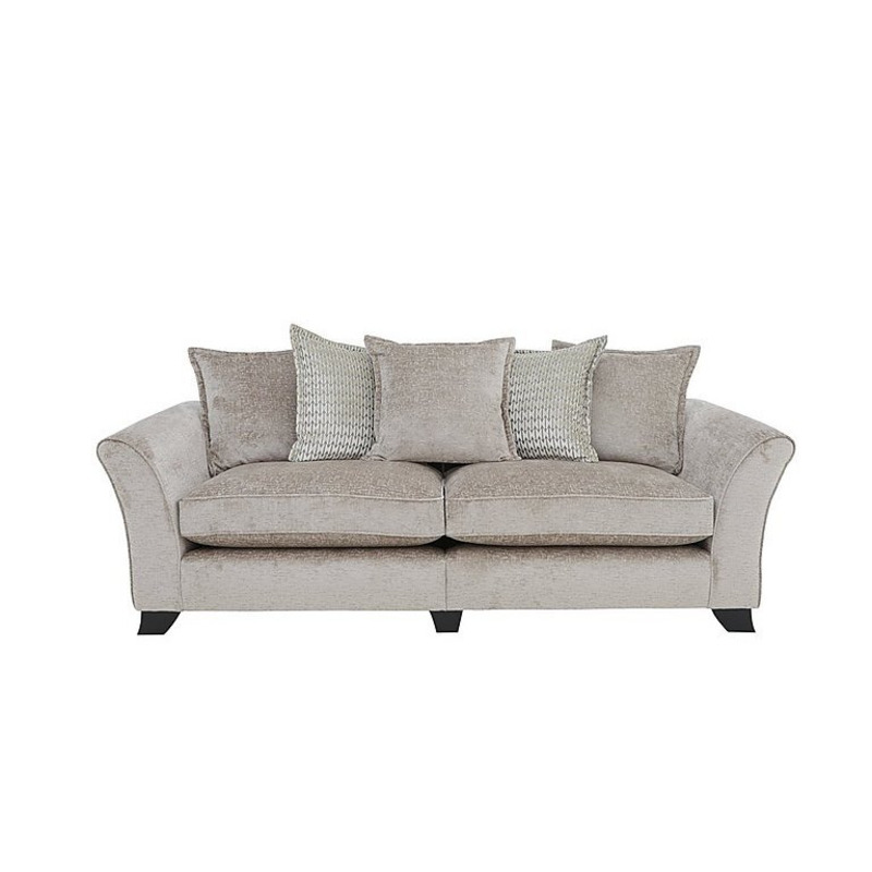 Sasha 4 Seater Split Scatter Back Sofa - Alexandra Truffle by Furniture ...