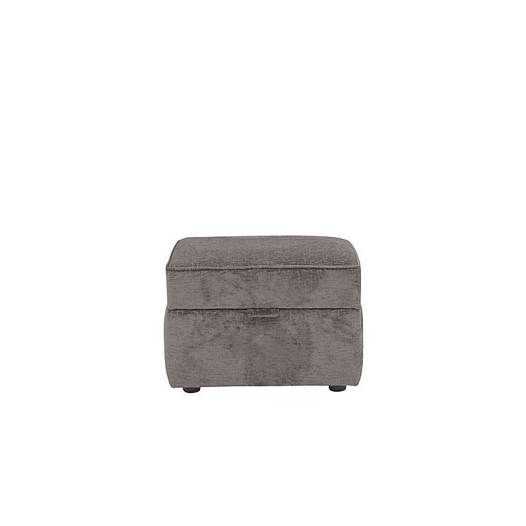 Sasha Small Storage Footstool - Alexandra Grey by Furniture Village ...