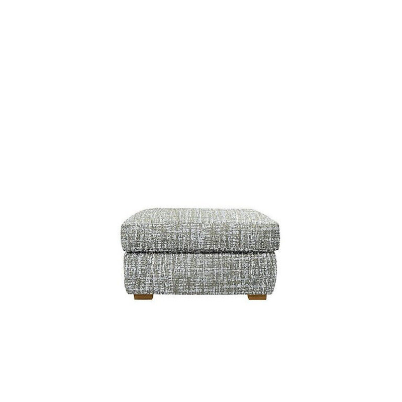G Plan - Seattle Fabric Storage Footstool with Wooden Feet - Shore ...