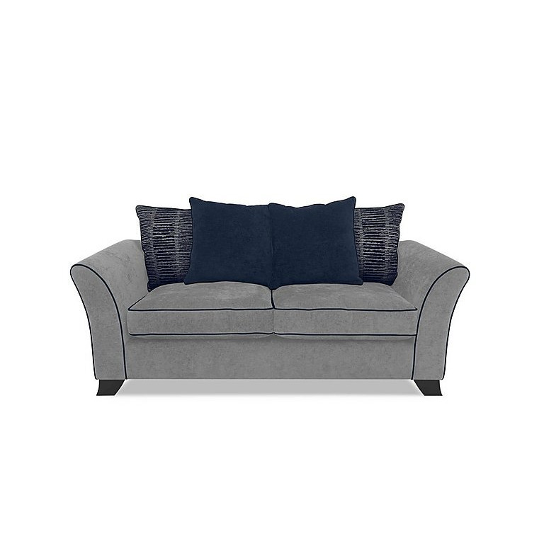 Stellar 3 Seater Scatter Back Sofa - Bolero Steel Contrast by Furniture ...