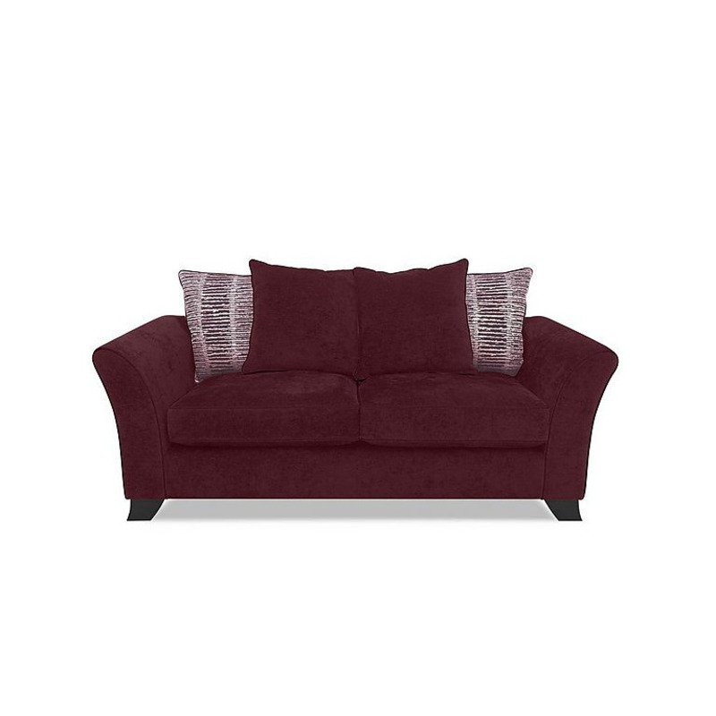 Stellar 3 Seater Scatter Back Sofa Bed - Bolero Boysenberry Self by ...