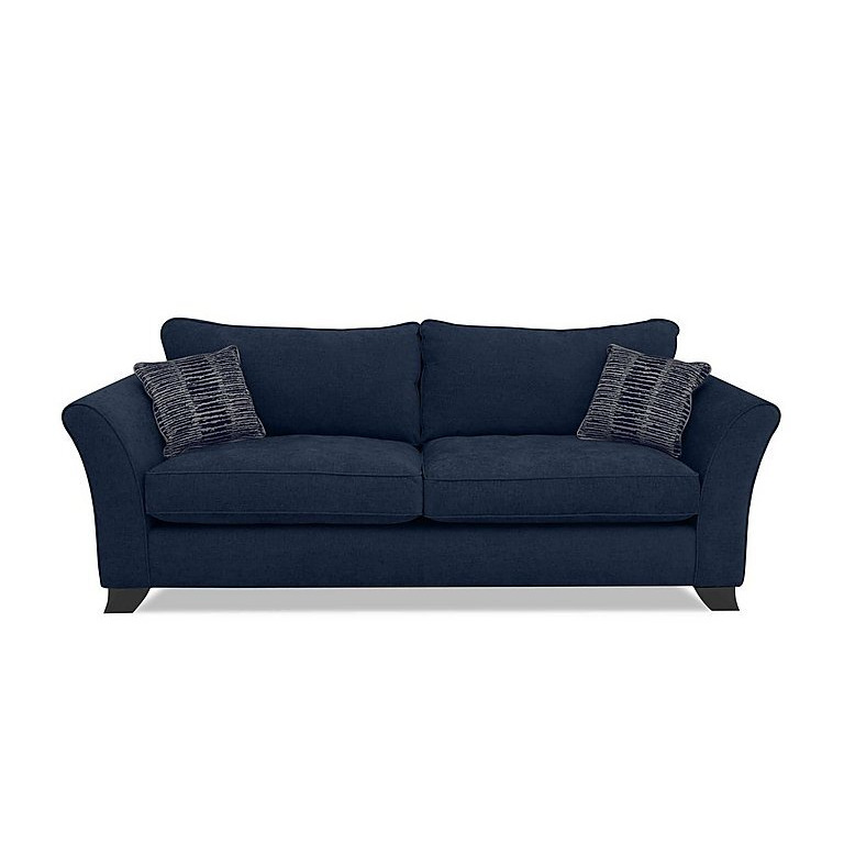 Stellar 4 Seater Classic Back Sofa - Bolero Midnight Self by Furniture ...