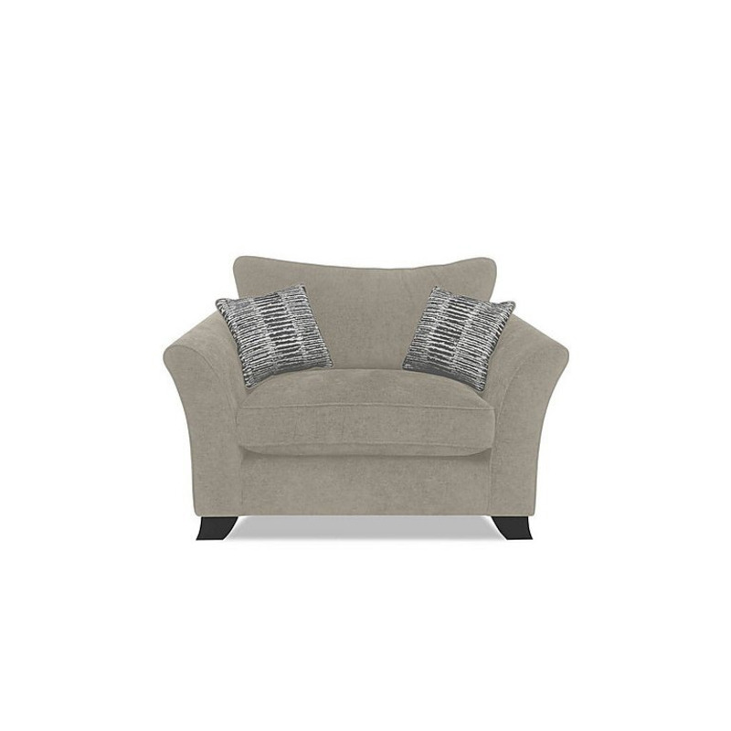 Stellar Classic Back Snuggler Sofa Bed - Bolero Quill Self by Furniture ...