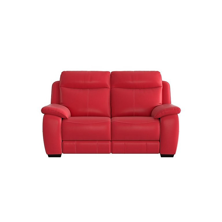Starlight Express 2 Seater Leather Recliner Sofa - Red- World of ...