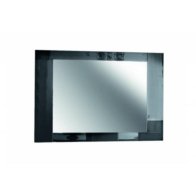 ALF Italia Monte Carlo Mirror - Black, Gloss by Furniture World ...